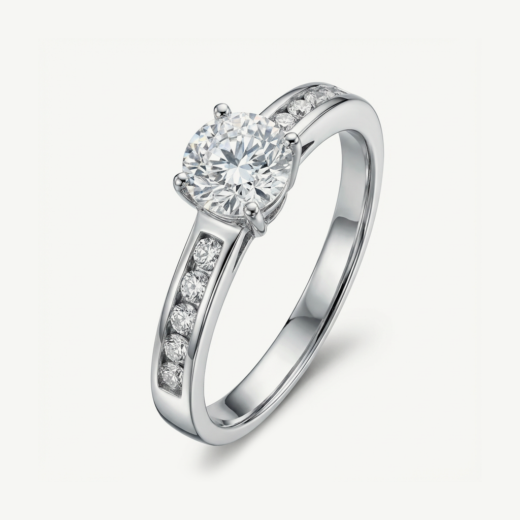 Anello Fabiani Solitario con zircone taglio brillante - Fabiani Gioiellerie