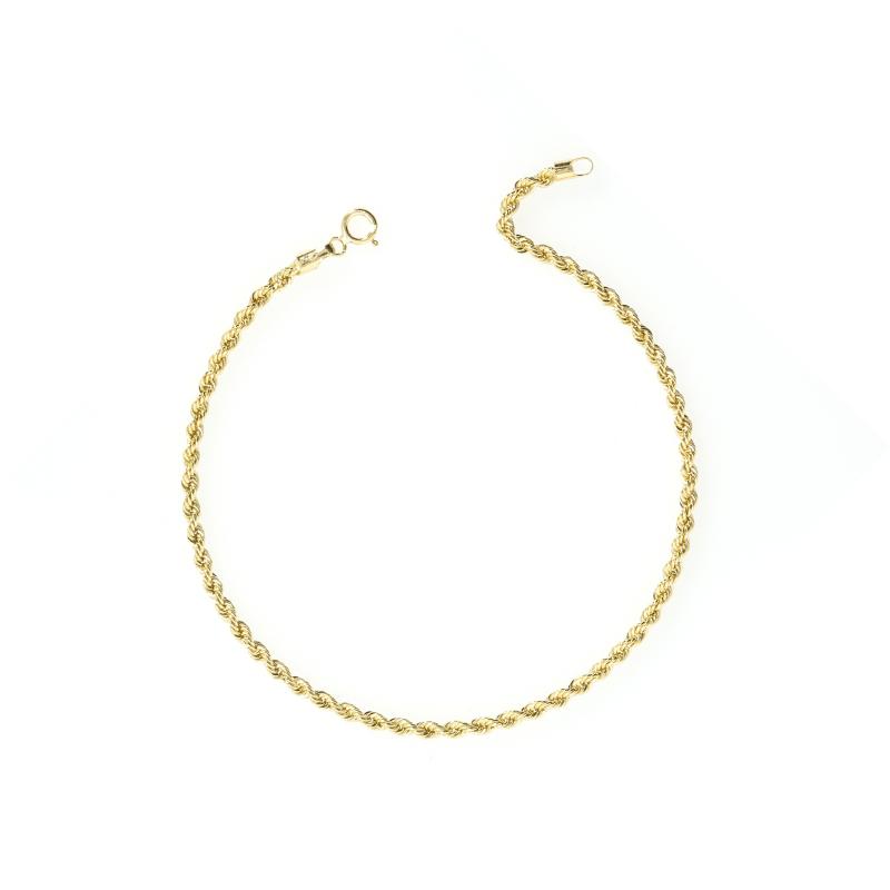 Fabiani bracelet in 18Kt yellow gold with rope link – Fabiani Gioiellerie