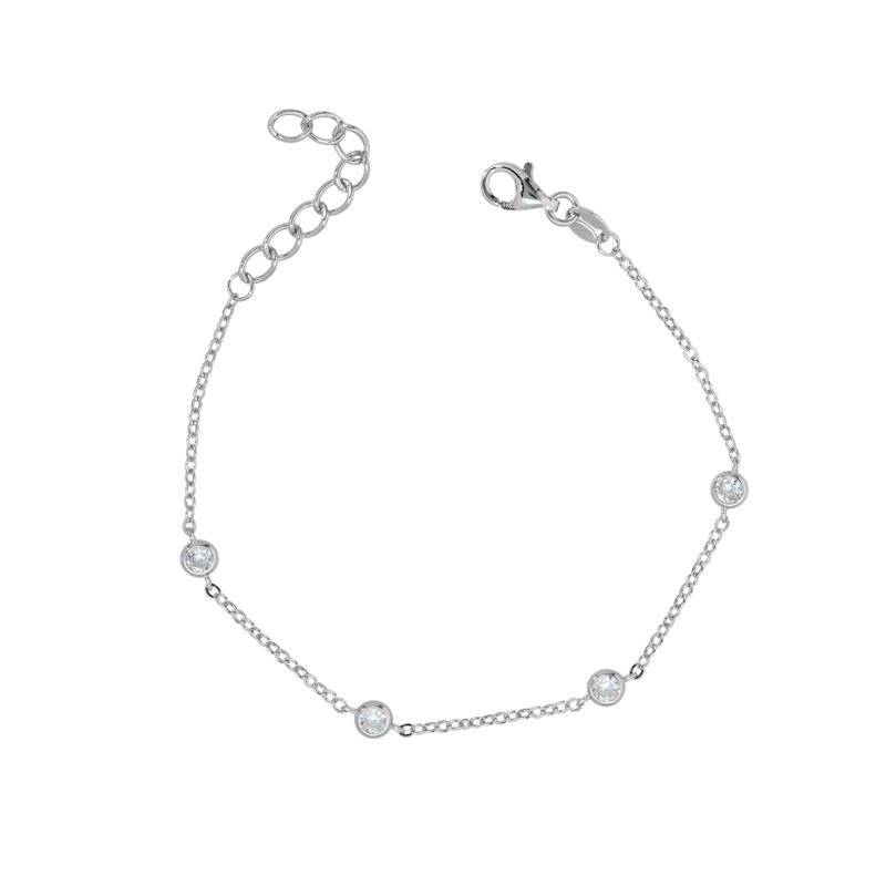 Bracciale Fabiani in argento 925 con zirconi – Fabiani Gioiellerie