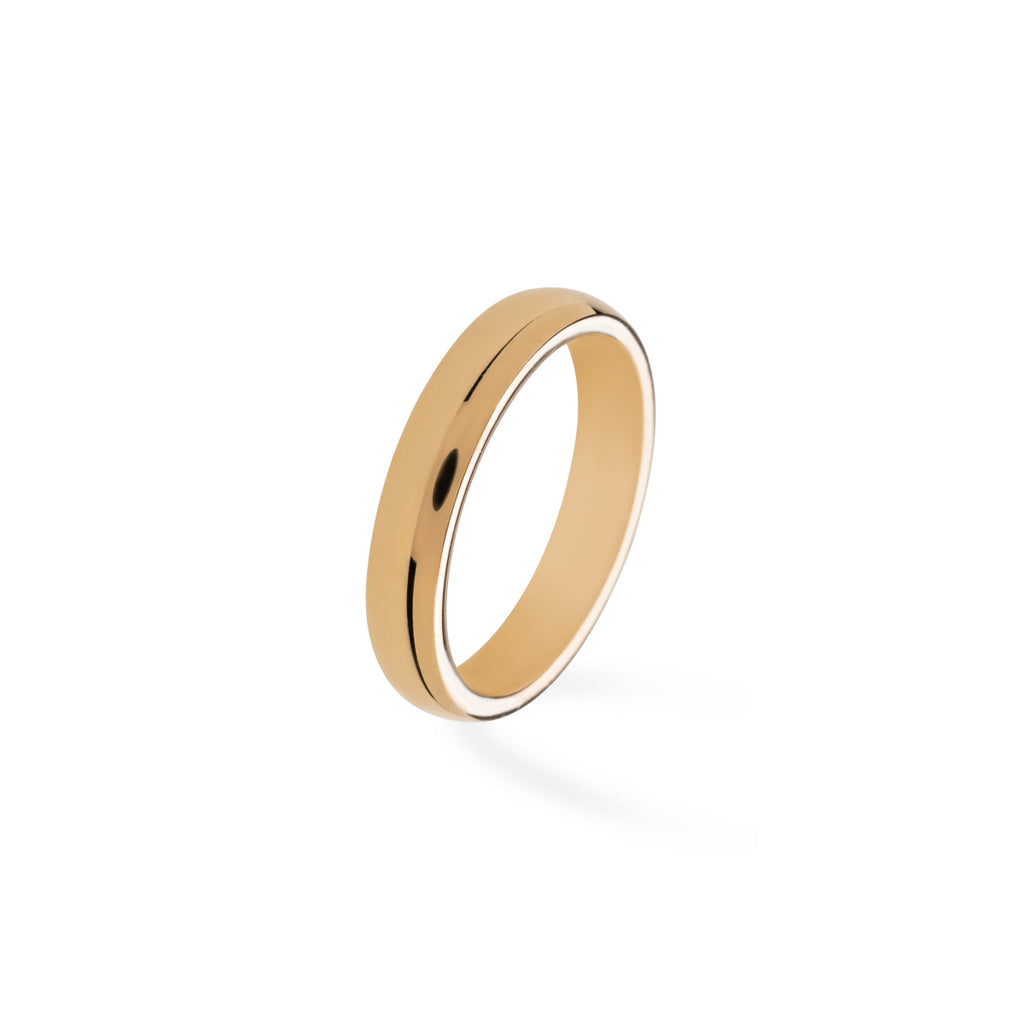 Fede Fabiani Comoda 5mm ring in 18 Kt yellow gold – Fabiani Gioiellerie