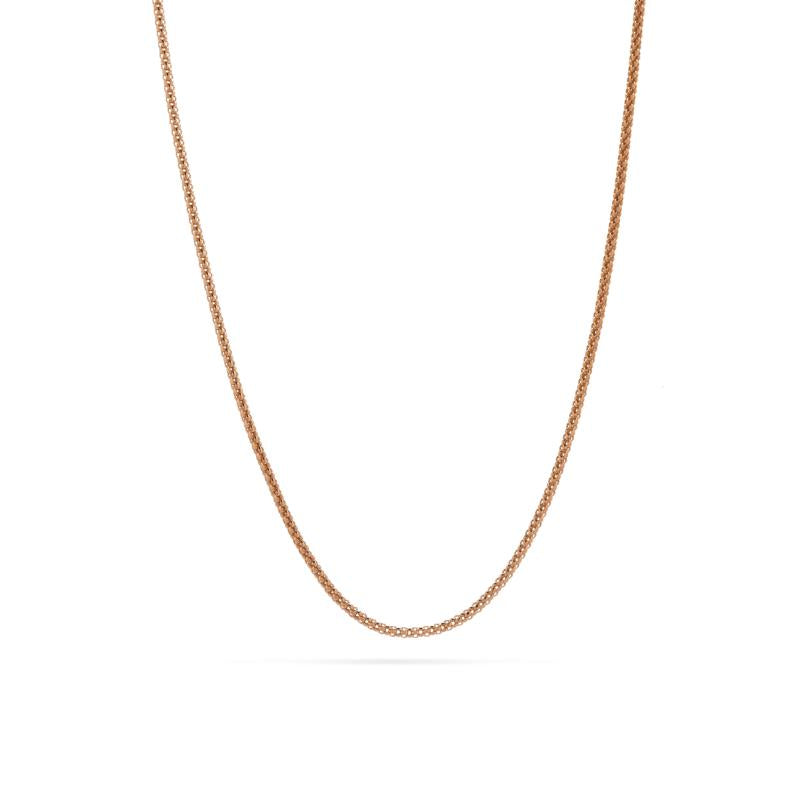 Fabiani necklace in 18Kt rose gold with tubular workmanship – Fabiani ...