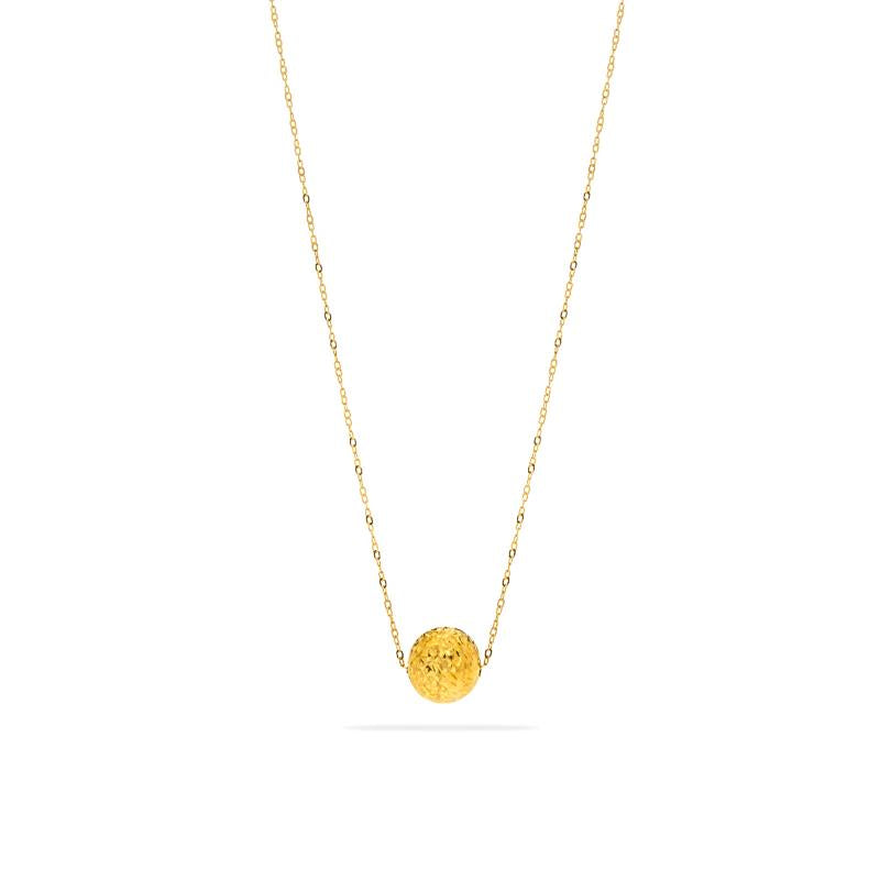 Fabiani necklace with 18Kt yellow gold sphere pendant – Fabiani Gioiellerie