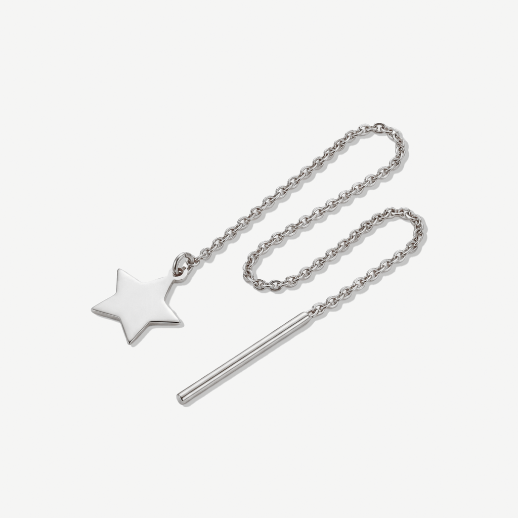 Orecchino a filo Fabiani in argento 925 con pendente a stella – Fabiani ...