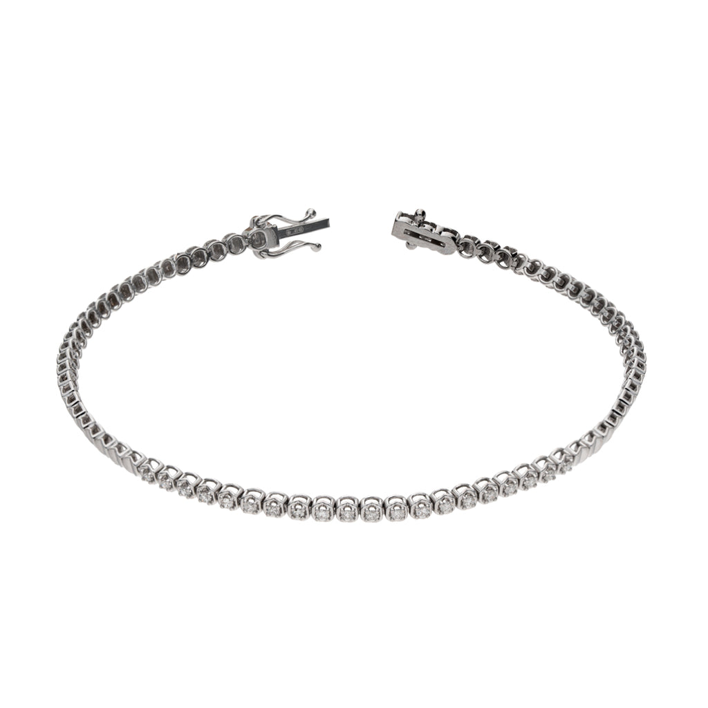 Bracciale Fabiani tennis in oro bianco 18Kt e diamanti – Fabiani ...