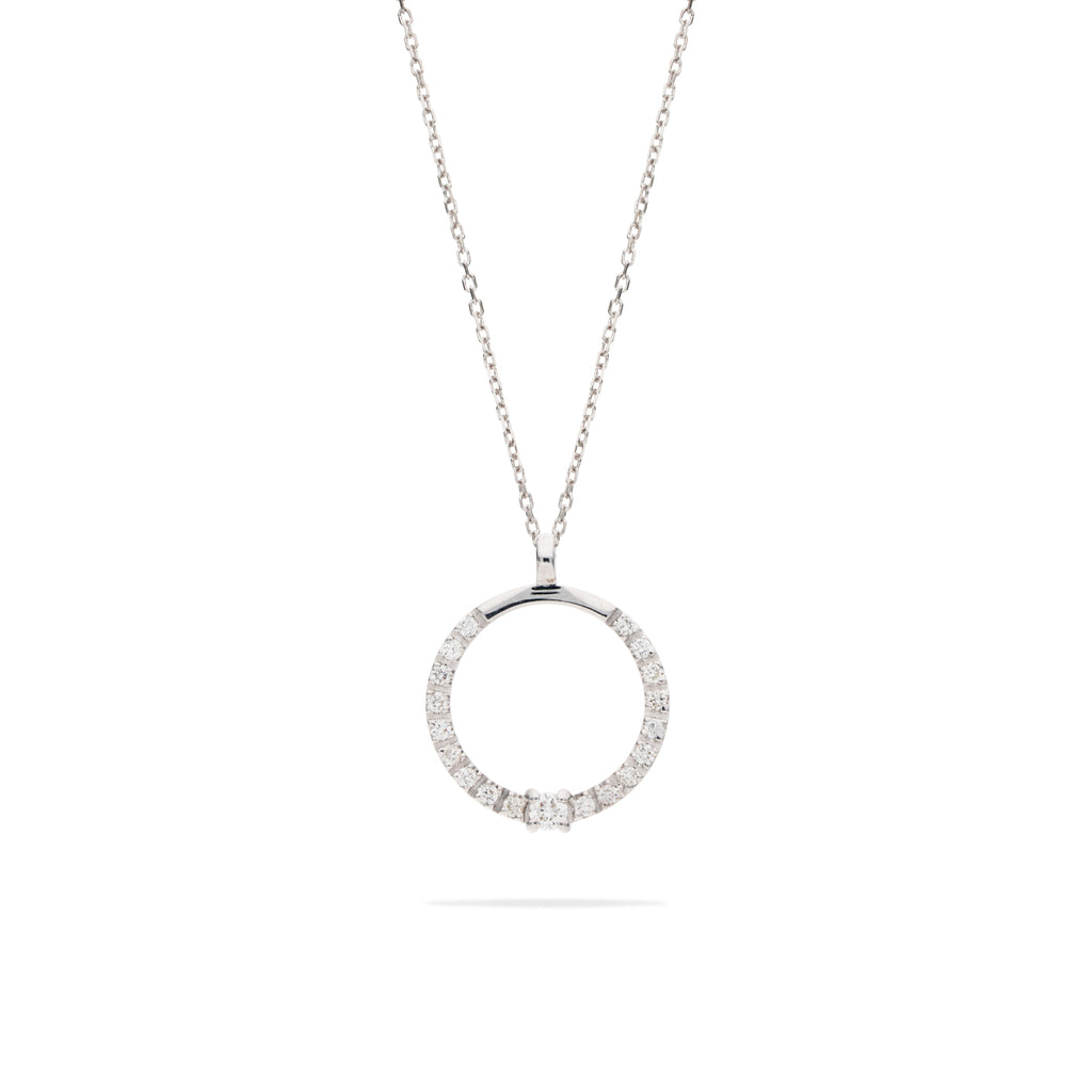Collana Fabiani in oro bianco con diamanti – Fabiani Gioiellerie