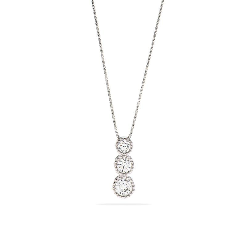 Collana Fabiani con pendente trilogy in argento 925 – Fabiani Gioiellerie