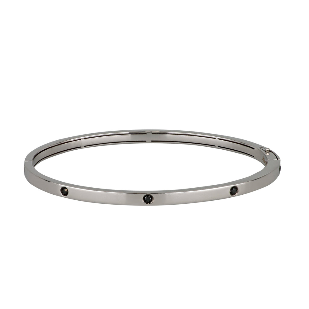 Bracciale Fabiani in oro bianco 18Kt con diamanti neri - Fabiani ...